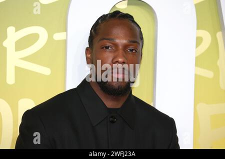 British actor Tosin Cole attends the Louis Vuitton show during Paris ...