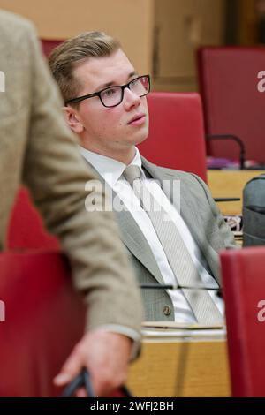 Daniel Halemba, Mitglied der AfD Fraktion. 10.Plenarsitzung des ...