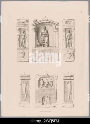 Two Nehalennia altars, pl. X, Roman statues and building fragments from ...