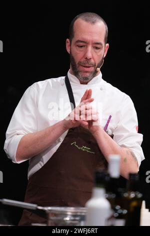Madrid, Spain. 31st Jan, 2024. the singer Juancho Conejo Torres of the ...