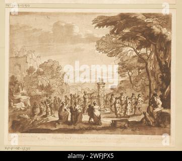Moses receives the tables of the law and the worship of the golden calf ...