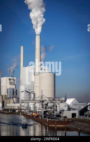 Grosskraftwerk Mannheim AG, GKM, hard coal-fired power plant generates ...