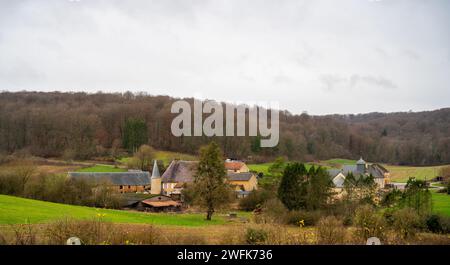 Small village in the French Ardennes Stock Photo - Alamy