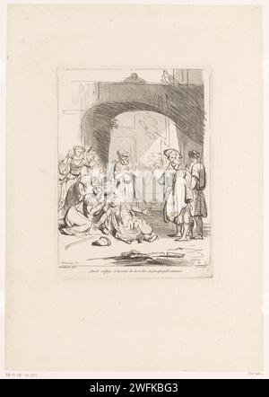 The blood -stained coat of Joseph shown to Jacob, Giovanni Volpato ...