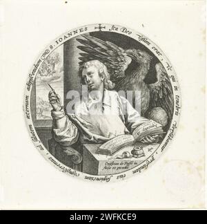 Apostle Johannes, Crispijn van de Passe (I), 1574 - 1637 print The ...