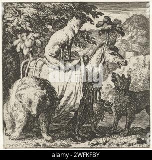 Reinaert de Vos and his sizes, Allaert van Everdingen, 1665 - 1675 ...