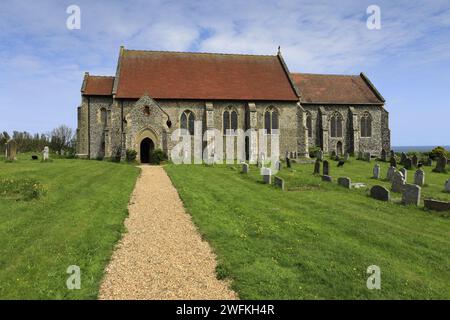 All Saints parish church, Mundesley village, Norfolk Broads National ...
