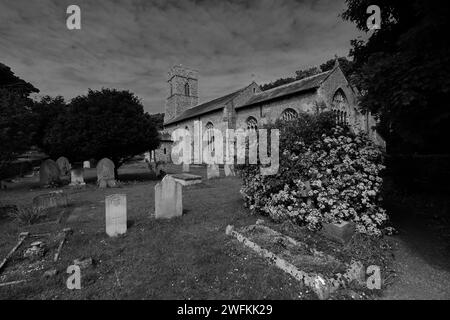 St Martins parish church, Overstrand village, Norfolk coast, England ...