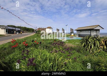 The gardens and Maritime Museum at Mundesley village, North Norfolk ...