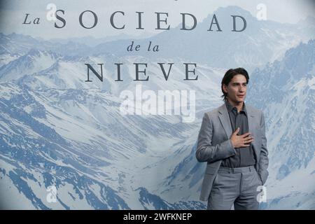 Uruguayan actor Enzo Vogrincic during an interview for Europa Press on ...