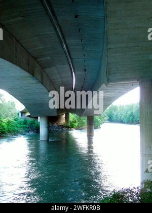 a bridge as a structure that crosses natural obstacles for traffic and ...
