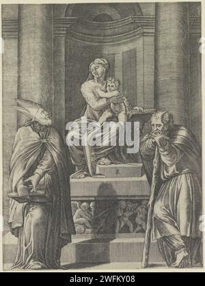 Saint Joseph with flowering staff Stock Photo - Alamy