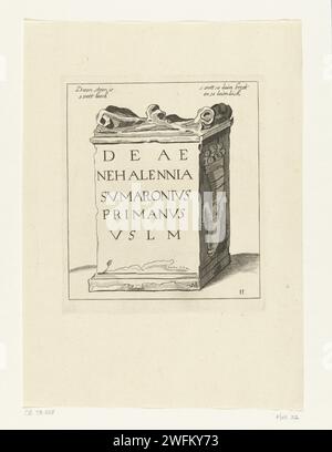 Nehalennia altar, Hendrick Danckerts, After Hendrik van Schuylenburgh ...