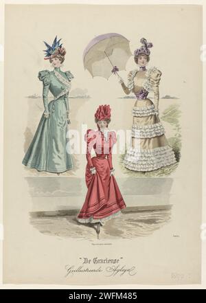 From Gracieuse, Geïllustreerde AgLaja, ca. 1871, No. 966, A. Bodin ...