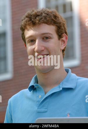 Cambridge, MA May 14, 2004 Mark Zuckerberg ,founder of Facebook ...