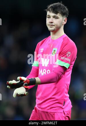 Manchester City goalkeeper James Trafford during the Premier League ...