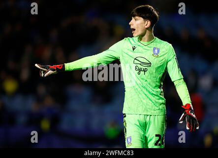 James Beadle of Sheffield Wednesday during the warm up before ahead of ...