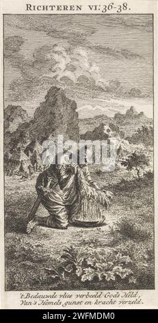 Gideon and the wet sheepskin Stock Photo - Alamy