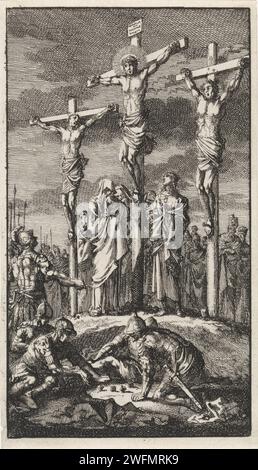 Crucifixion of Christ, Jan Luyken, 1712 print Amsterdam paper etching ...
