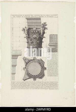 Reconstruction of parts of the porticus of Octavia in Rome, Giovanni ...