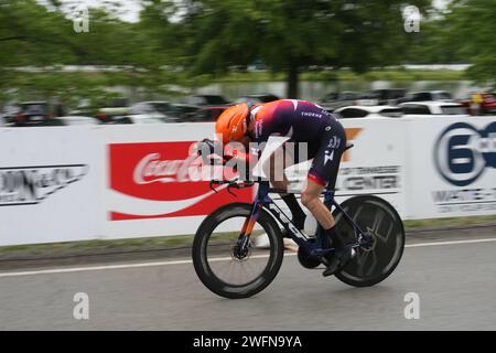 USA Cycling National Championships 2023 in Oakridge-Knoxville, Tennessee, USA. Men's time trials ...