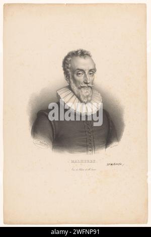 Portret van François de Malherbe, anonymous, in or after 1818 - in or ...