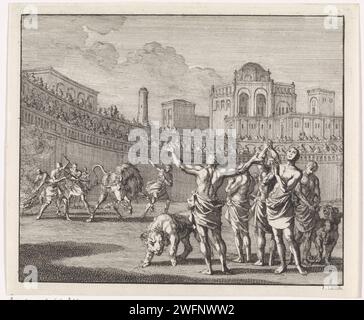 BEASTS IN ROMAN ARENA Stock Photo - Alamy