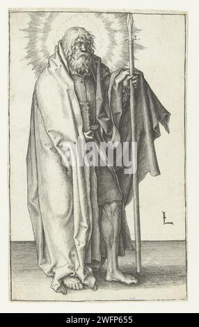 The Apostle Thomas, Lucas van Leyden, 1508 - 1512 print paper engraving ...