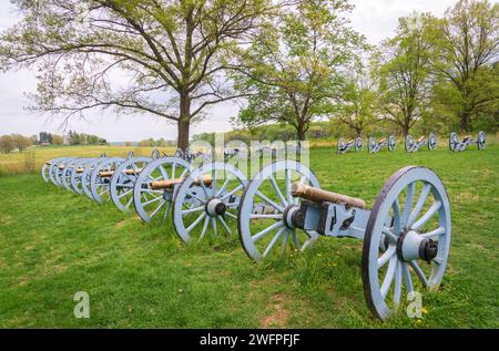 Some Replica cannons at Valley Forge National Historical Park ...