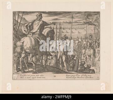 Alexander the Great instructs the Macedonian soldiers, Antonio Tempesta ...