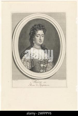 Portrait of Maria II Stuart, Queen of England and Scotland, Jan ...