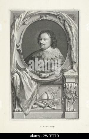 Portrait of Kenelm Digby. Portrait of the English diplomat, philosopher ...