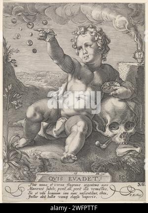 Allegory of transience (vanitas), Anonymous, After Jan Saenredam, After ...