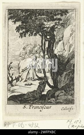 Jacques Callot The tree of St. Francis; Frontispiece to "Fiesole ...