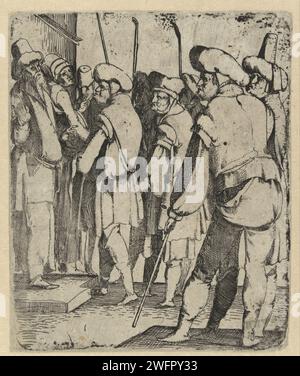 Claesz. of Leyden, Aertgen, Jacob receives the bloody garment of Joseph ...