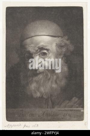 Portrait of the writer Lucianus of Samosata, Bernard Picart, After ...