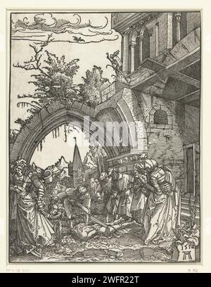 The beheading of Johannes de Boper, Albrecht Dürer, 1510 print A ...