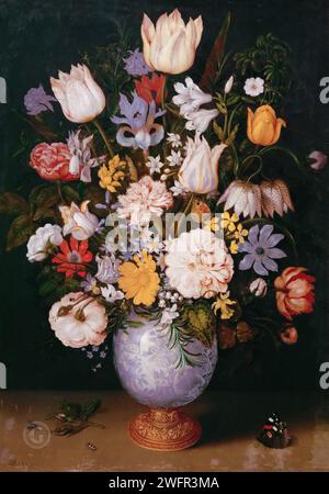 Ambrosius Bosschaert the Younger (1609-1645) -- Still Life with Tulips ...