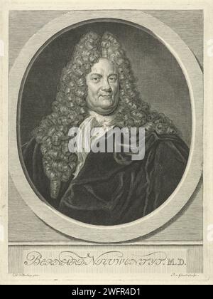 Portrait of Bernard Nieuwentijt. Bernard Nieuwentijt, doctor and ...