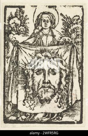 Saint Veronica. Saint Veronica with the sweat cloth with the face of ...