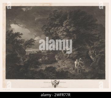Landscape with Dido and Aeneas, by Thomas Jones (1769 Stock Photo - Alamy