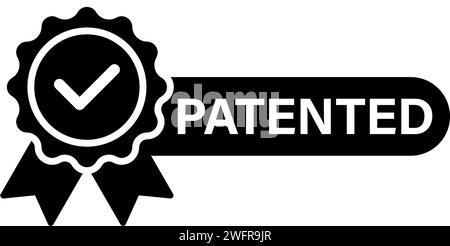 Patented icon symbol basic simple design Stock Vector Image & Art - Alamy