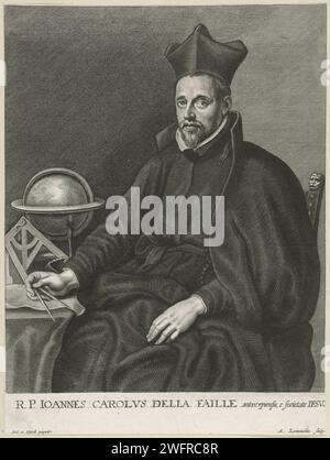 Portrait of Johannes Carolus de la Faille, Adriaen Lommelin, after ...