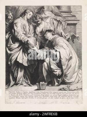 Visioen by H. Hermann Joseph (version B), Paulus Pontius, After Anthony ...