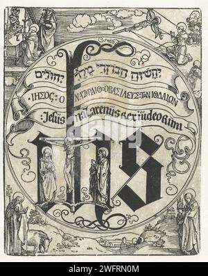 Monogram of Christ, Albrecht Dürer (School of), 1520 print The monogram ...
