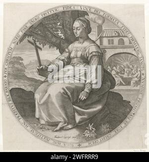 The Last Supper, Anonymous, After Hendrick Goltzius, 1598 - 1667 print Christ uses the Last ...