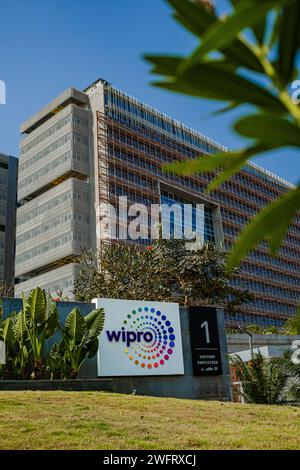 Wipro logo at their office. Wipro Ltd. is a leading technology services ...