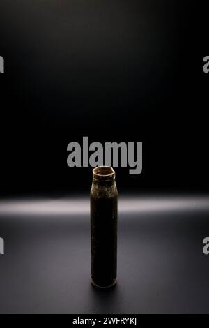 Bullet casing, still life photography, Studio shot, France Stock Photo ...