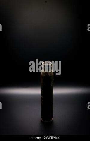 Bullet casing, still life photography, Studio shot, France Stock Photo ...