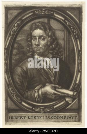 Portrait of Hubert Korneliszoon Poot. De Boer and Poet Hubert ...
